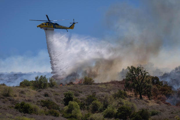 Southern California's Sandy Fire in Simi Valley burns nearly 1,700 ...