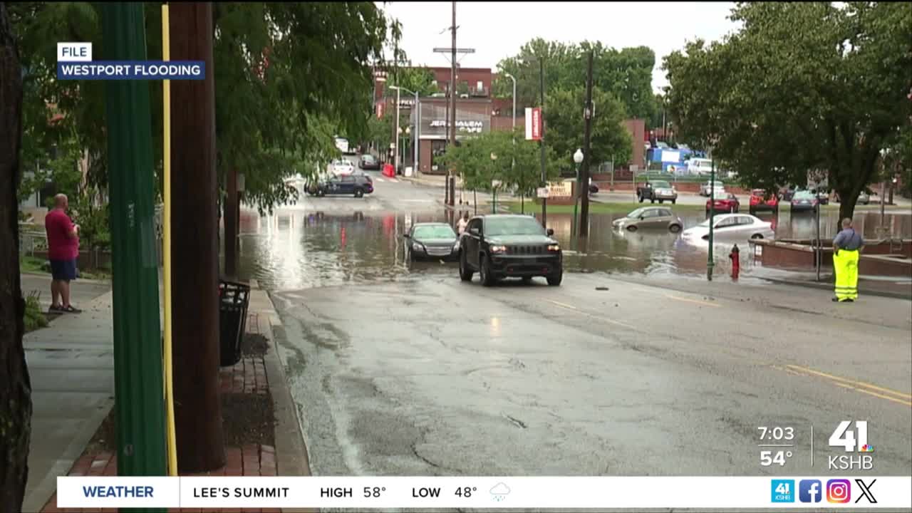 KSHB 41's Grant Stephens has an update on Westport flooding mitigation