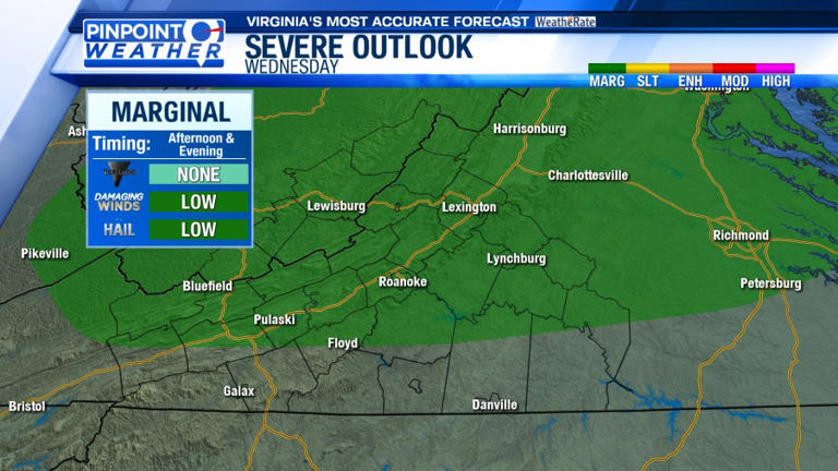 Pinpoint weather: Hot Tuesday, daily rain chances ahead