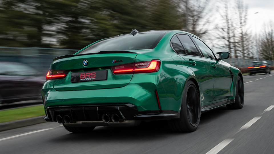 BMW M3 engine note flat out full boost acceleration