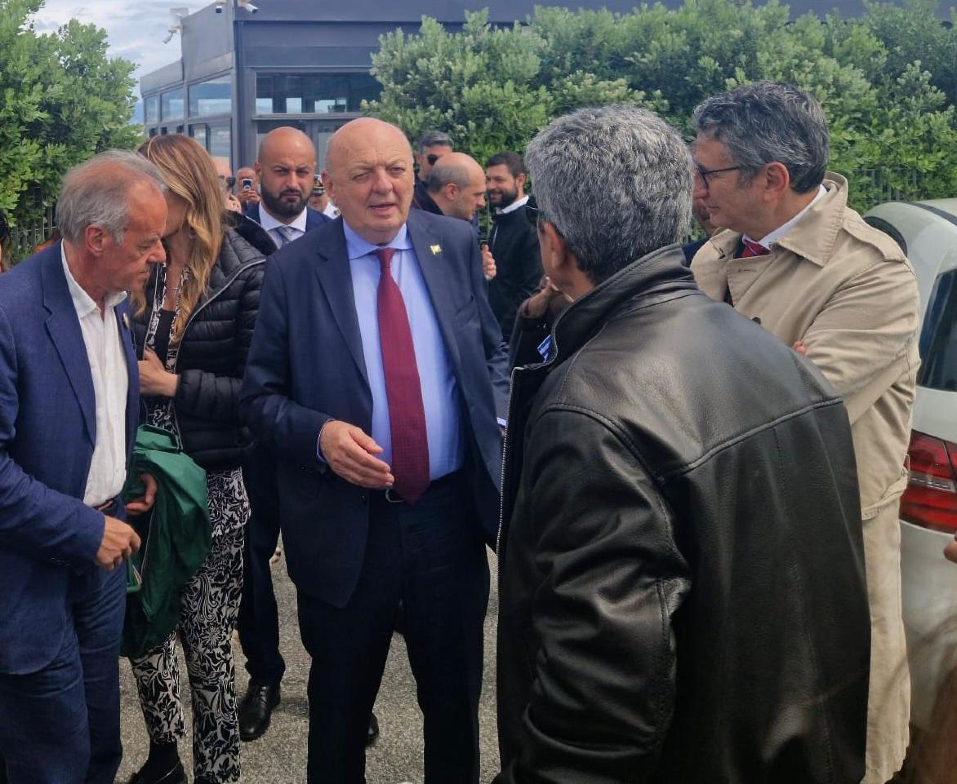 Pichetto Fratin a Messina, 'rilanciare l'area di zona Falcata'