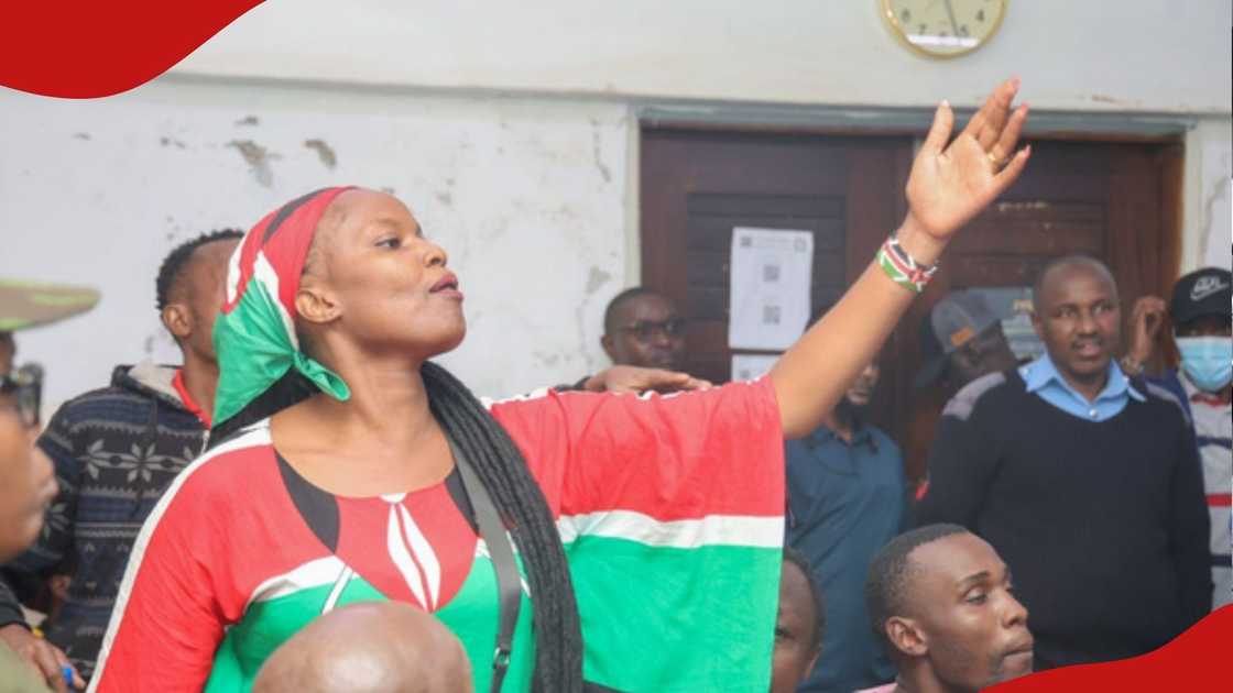 Video: Gen Z protester arrested for wearing Kenyan flag clashes with ...