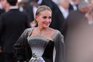 Sharon Stone sports Miss Sohee on the Cannes Film Festival red carpet