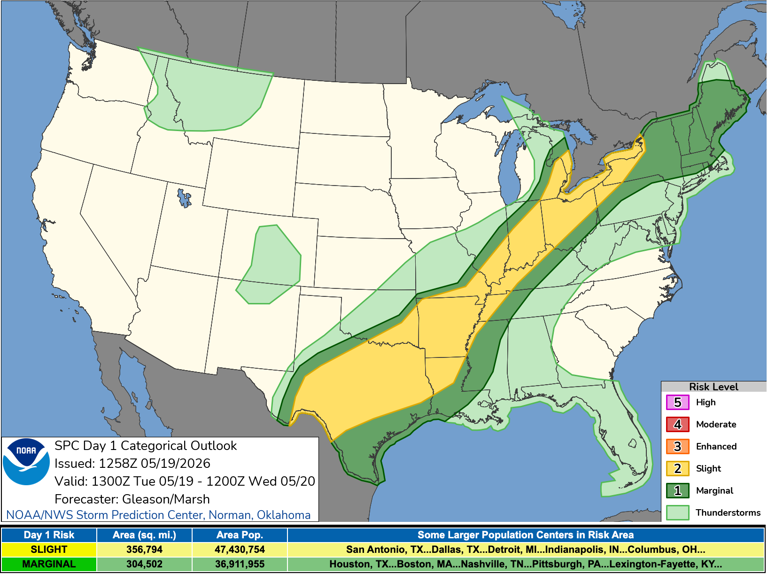 US weather is split again. Where to expect snow, heat, hail and floods