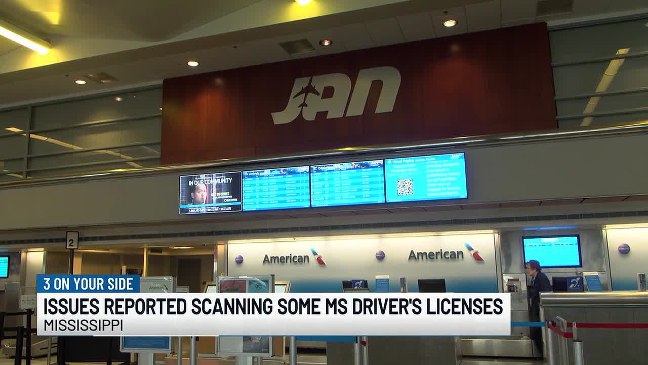 Mississippi driver’s license scanning issues reported at TSA and other ...