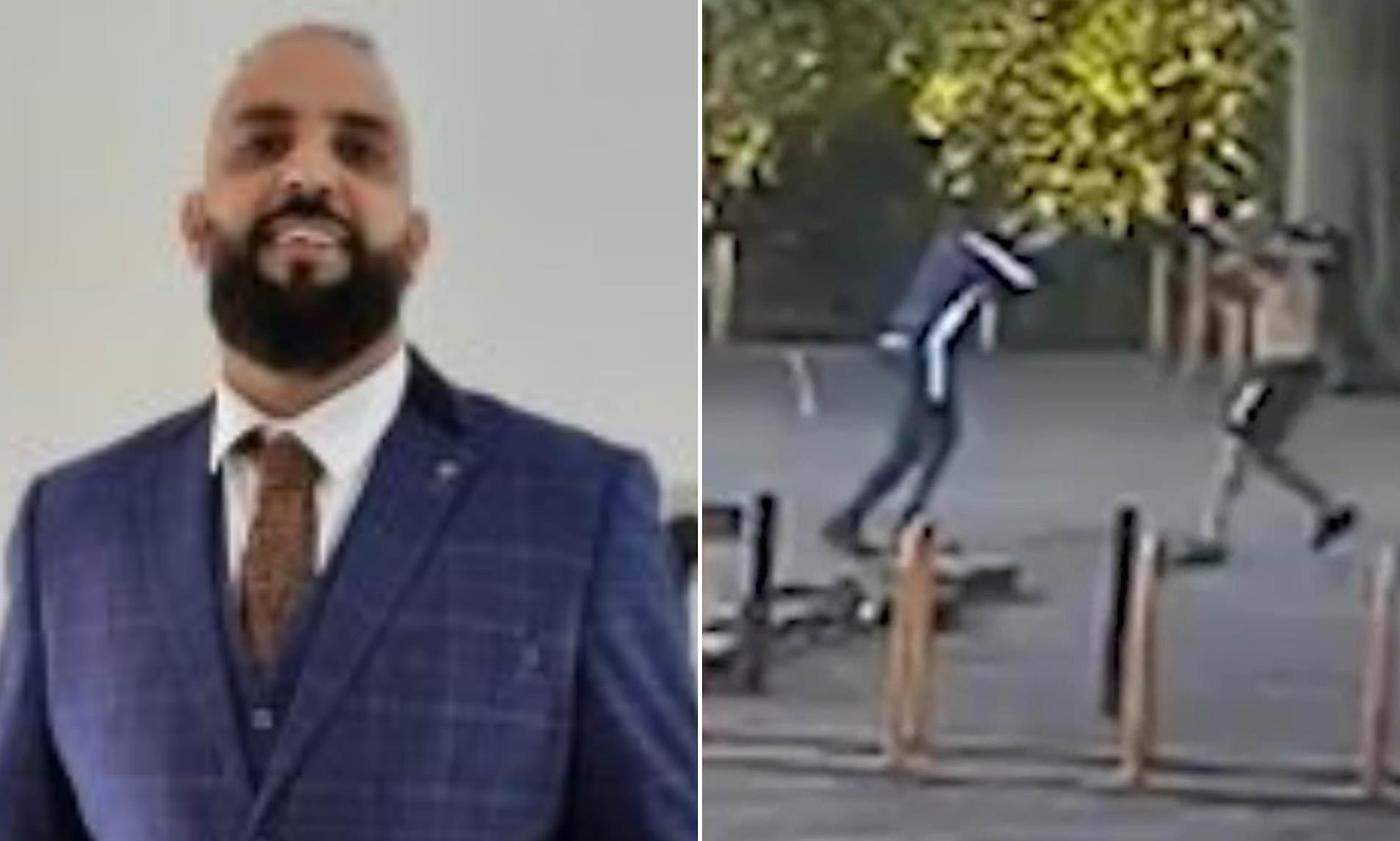 Moment gang of thugs beat father to death with baseball bats and hockey ...