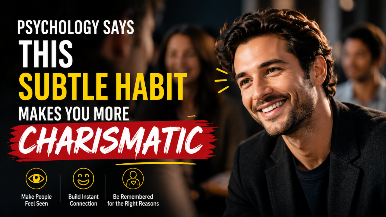 Psychology says this subtle habit makes you more charismatic