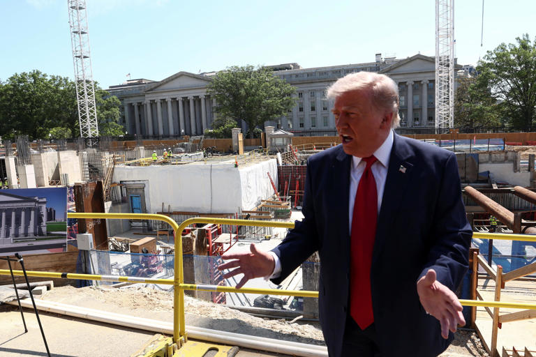 Builder-in-chief: Trump revels in White House ballroom construction