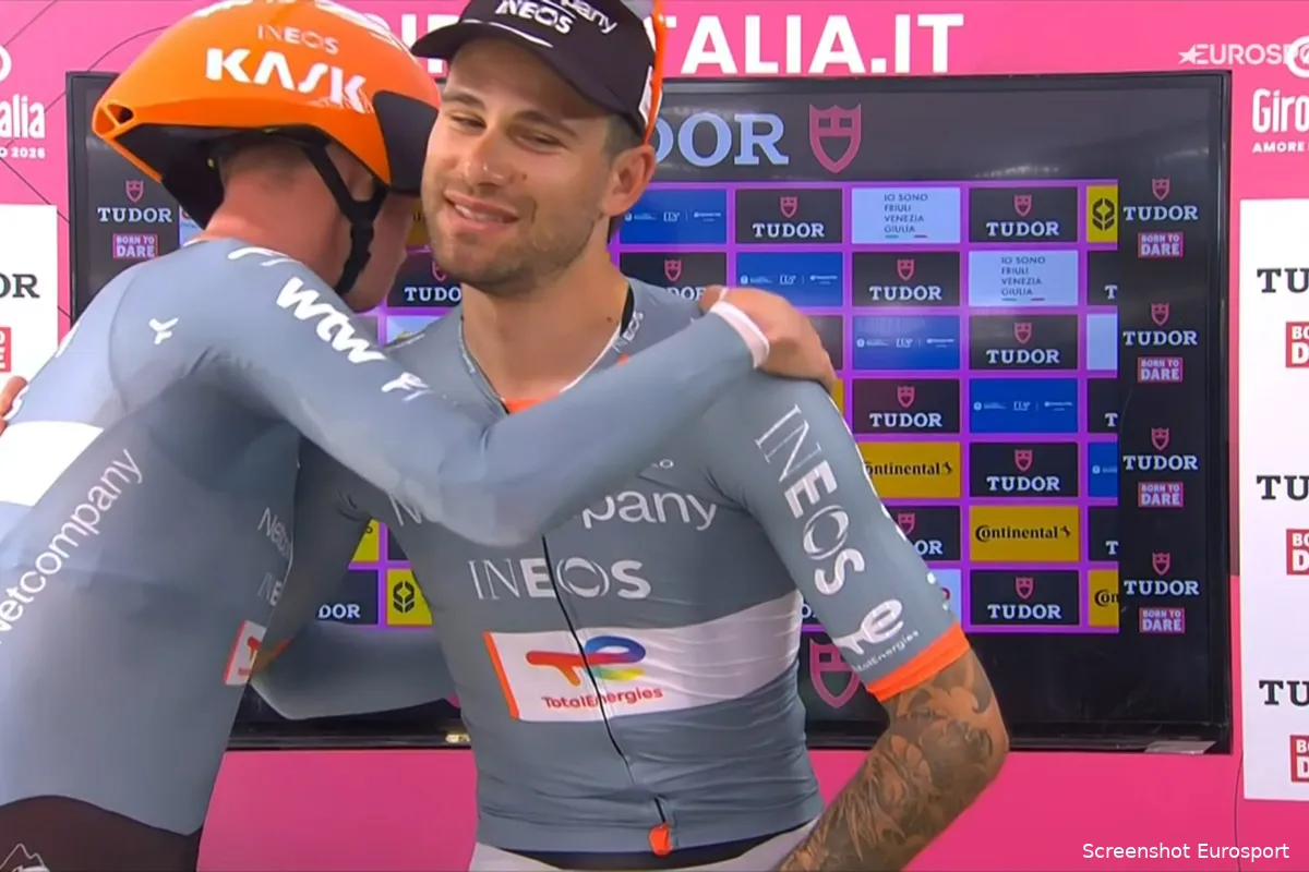 Ganna praises Arensman after unprecedented time trial win: "Great ...