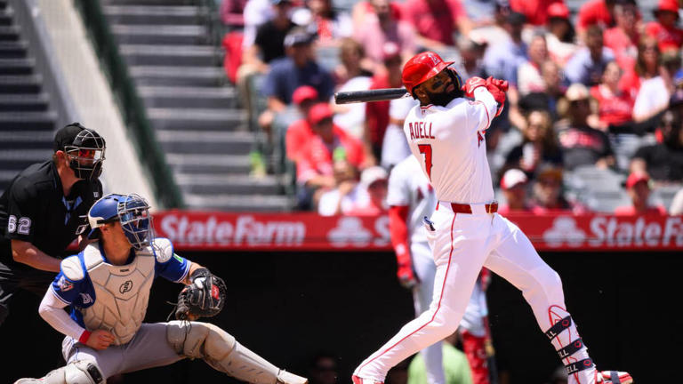 Jo Adell is sacrificing home runs for batting average – and it's making ...