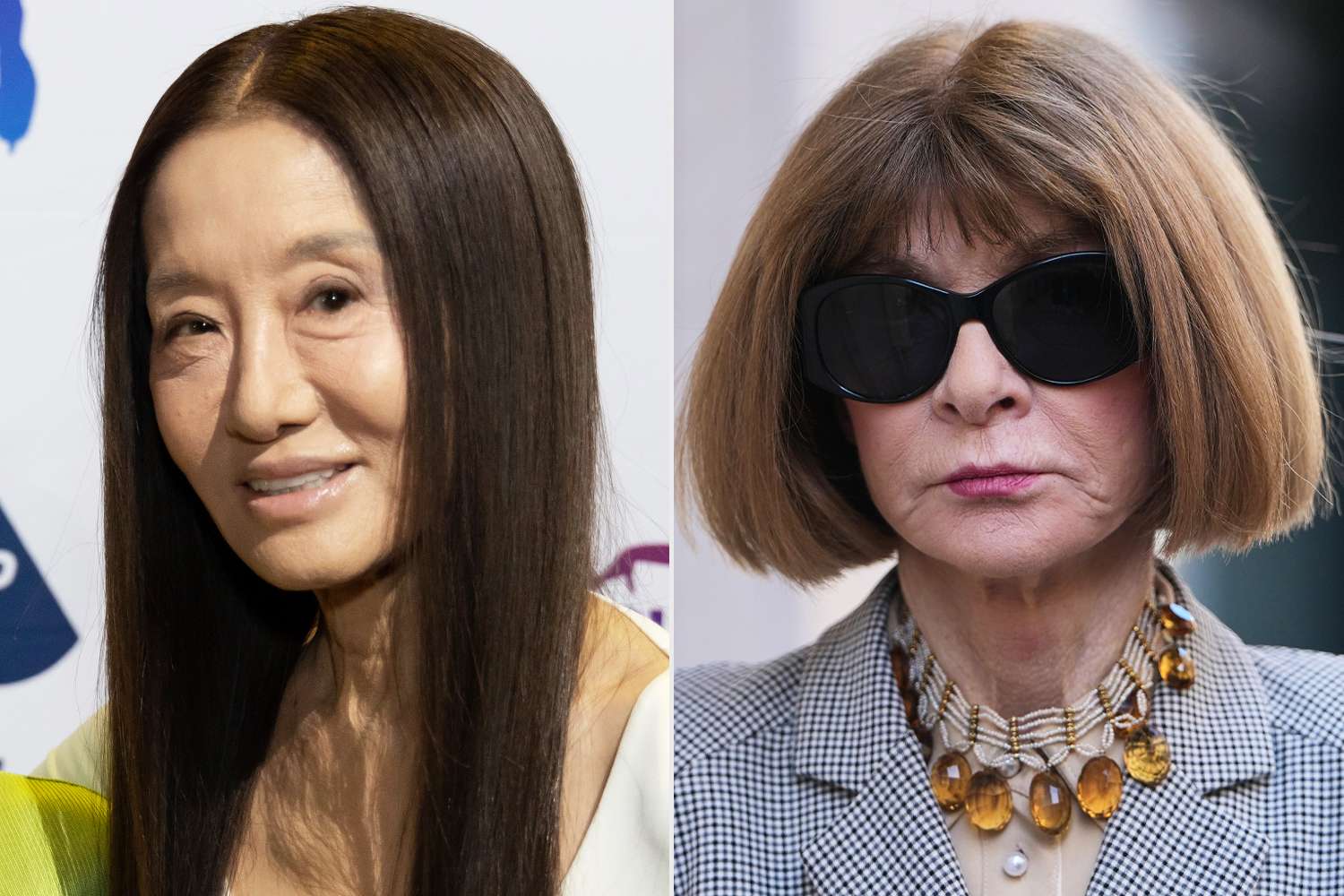Vera Wang makes playful dig at Anna Wintour while posing for ...