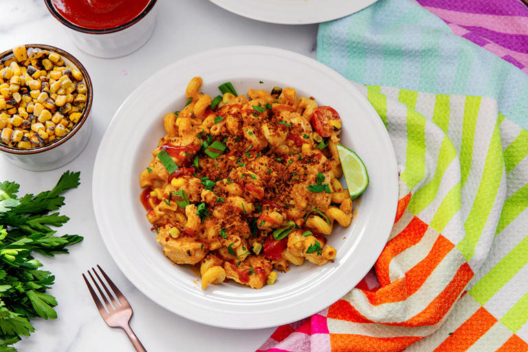 BBQ chicken pasta