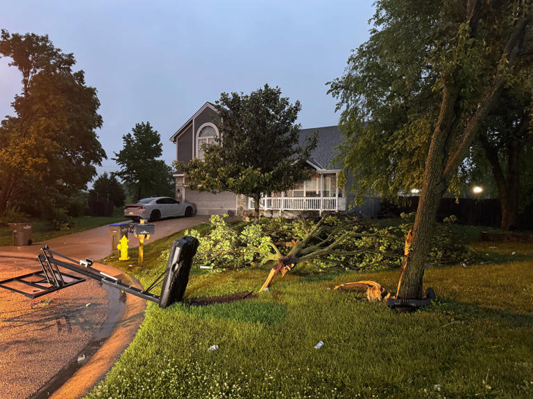 Survey crews to assess storm damage in Raymore after severe weather ...