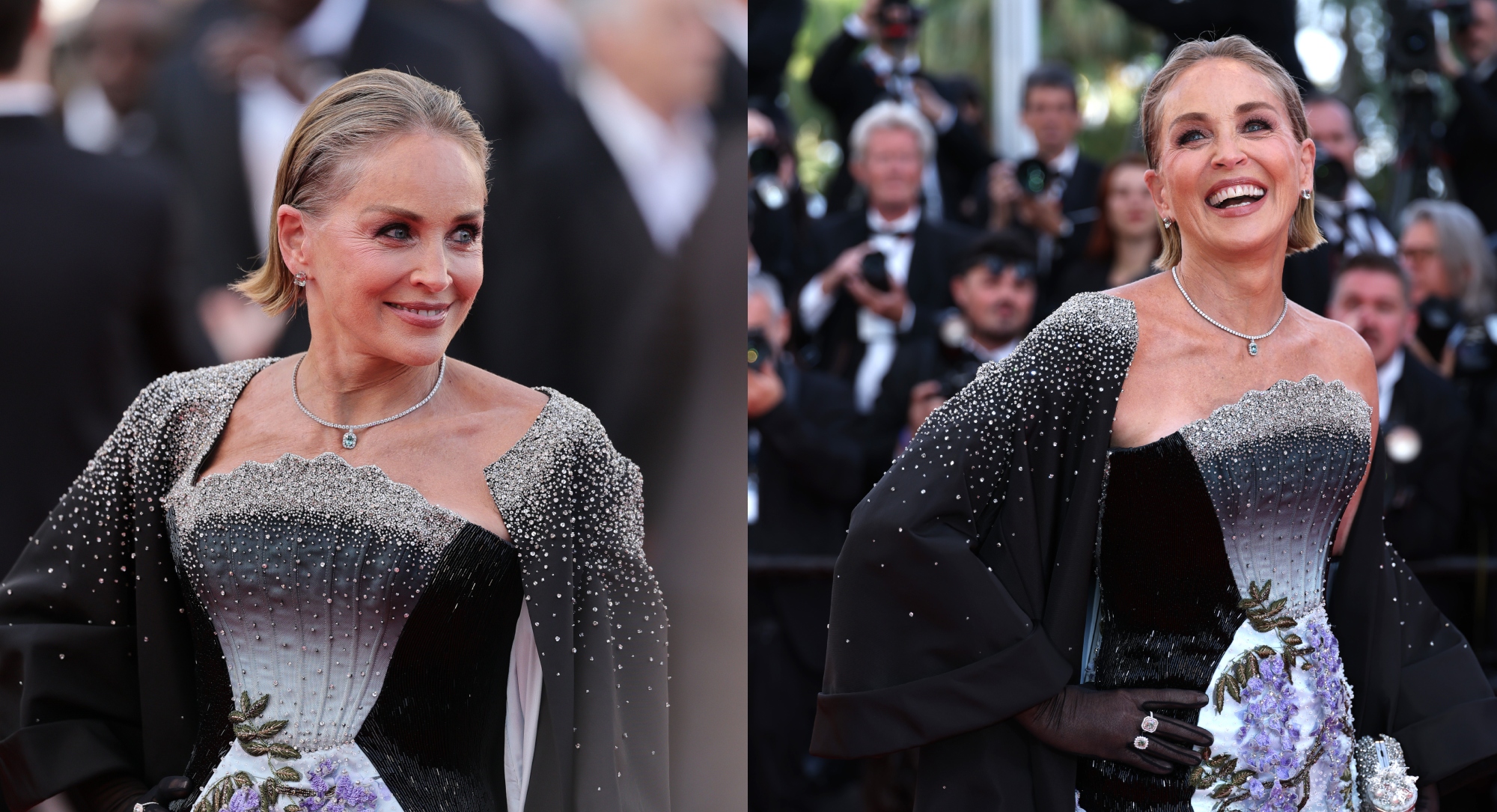 Sharon Stone sports Miss Sohee on the Cannes Film Festival red carpet