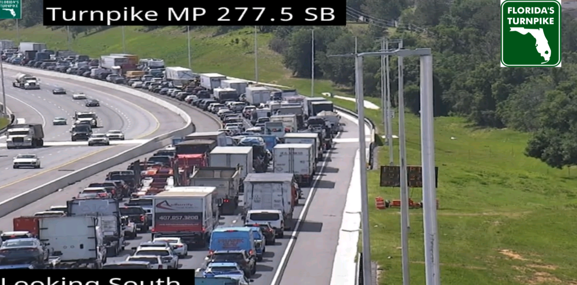 Motorcyclist critically injured on Florida's Turnpike in Clermont, FHP says