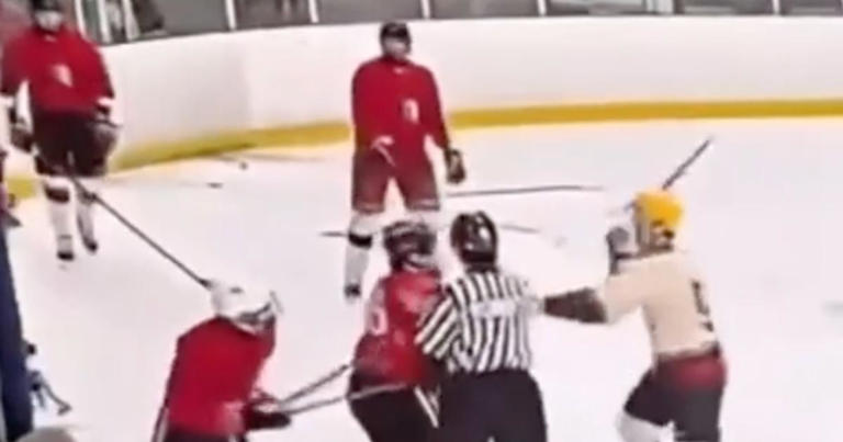 Ontario junior player facing serious charges after crazy stick swinging ...