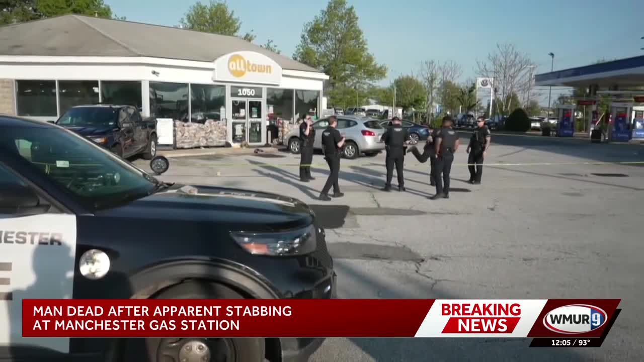 Man dies after being found stabbed at Manchester gas station