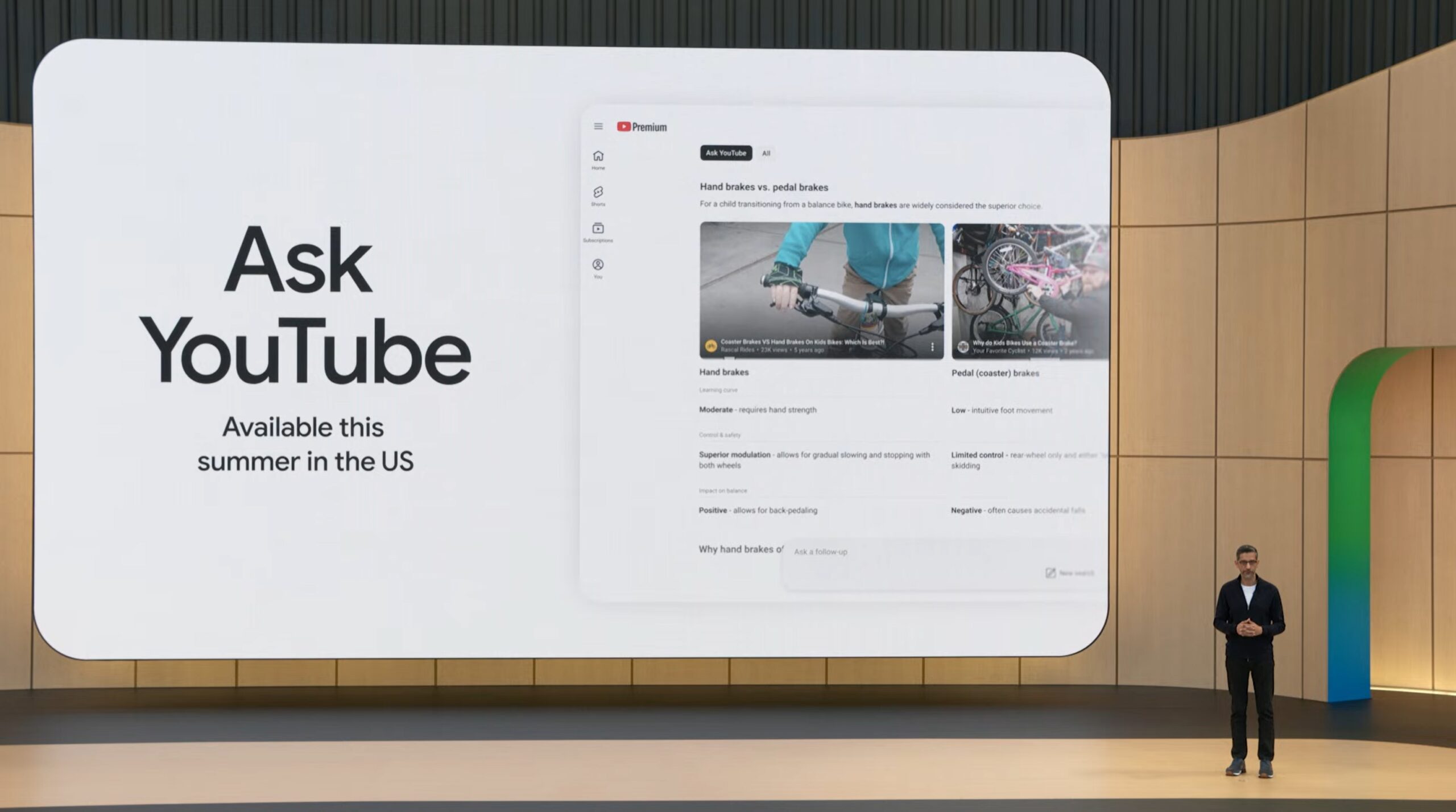 Ask YouTube is here: Search with full sentences and follow-up questions