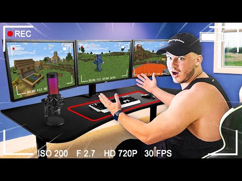 I secretly put a camera inside my friend's room in Minecraft