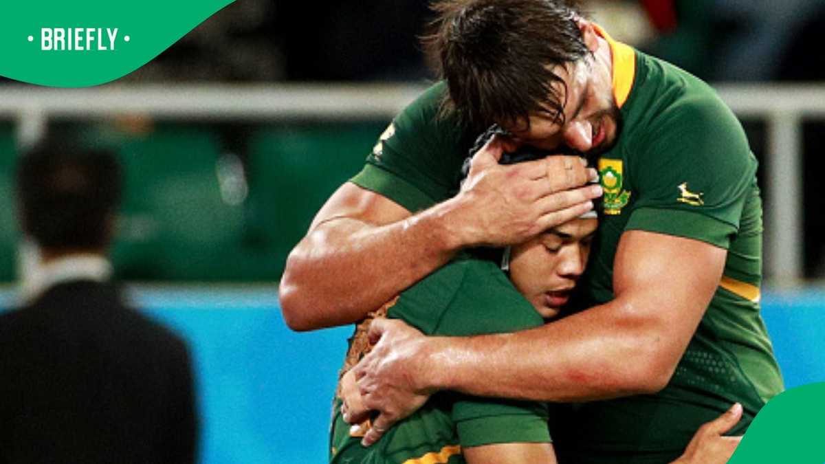 Eben Etzebeth pokes fun at Cheslin Kolbe’s height again in viral ...