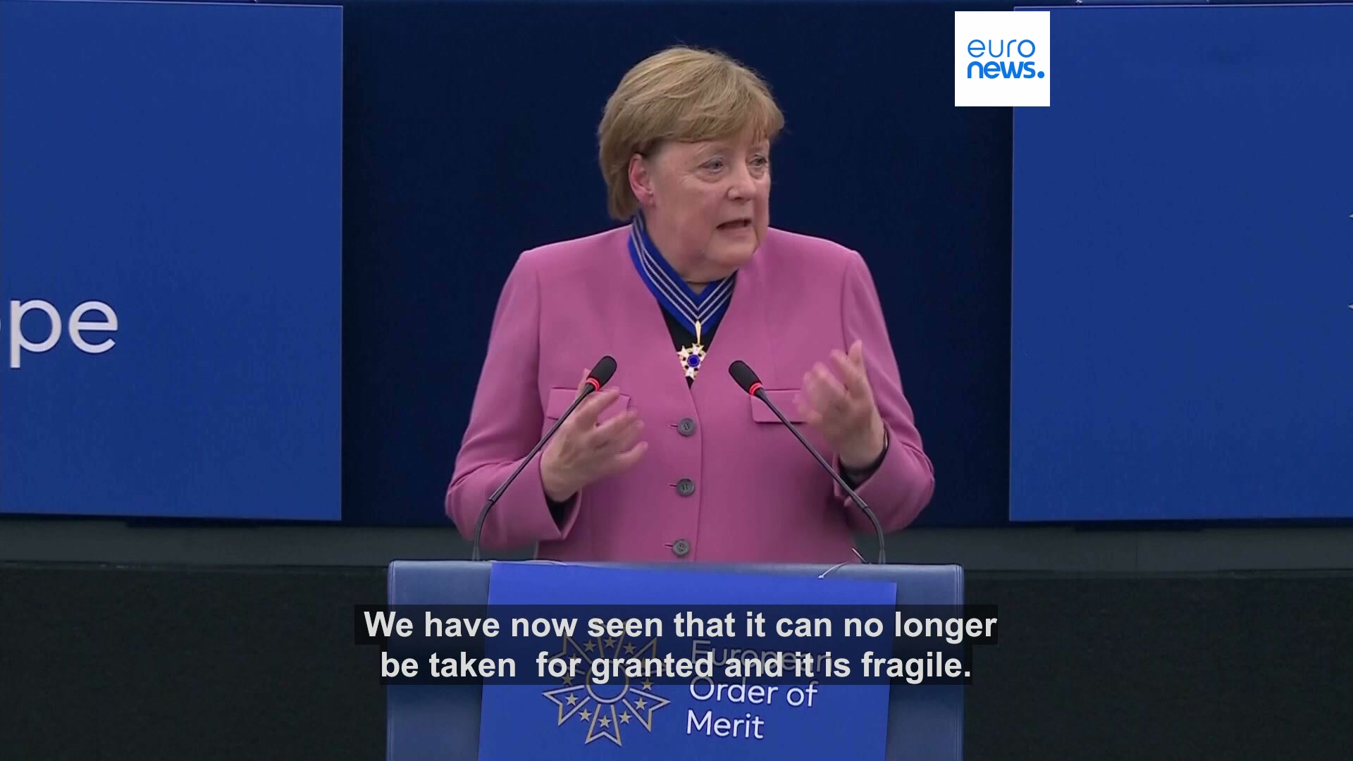 Merkel warns Europe can no longer rely on old security certainties