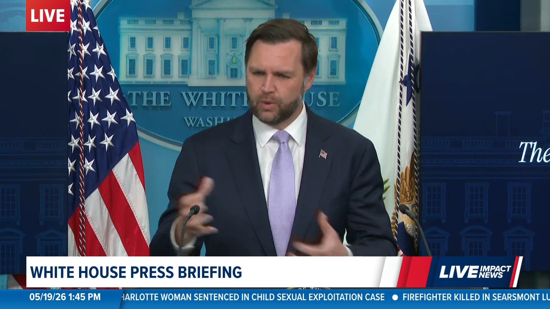 VP JD Vance holds White House press briefing