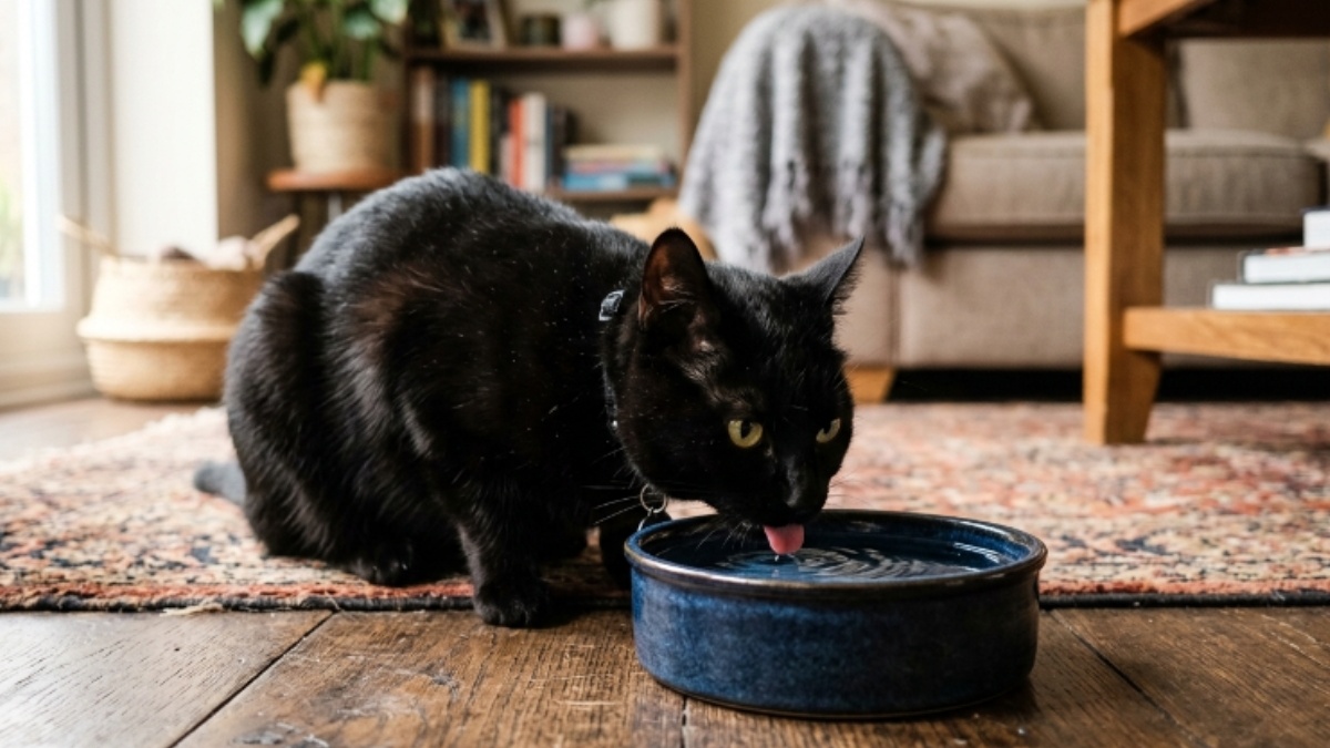 How much water should your cat drink daily?
