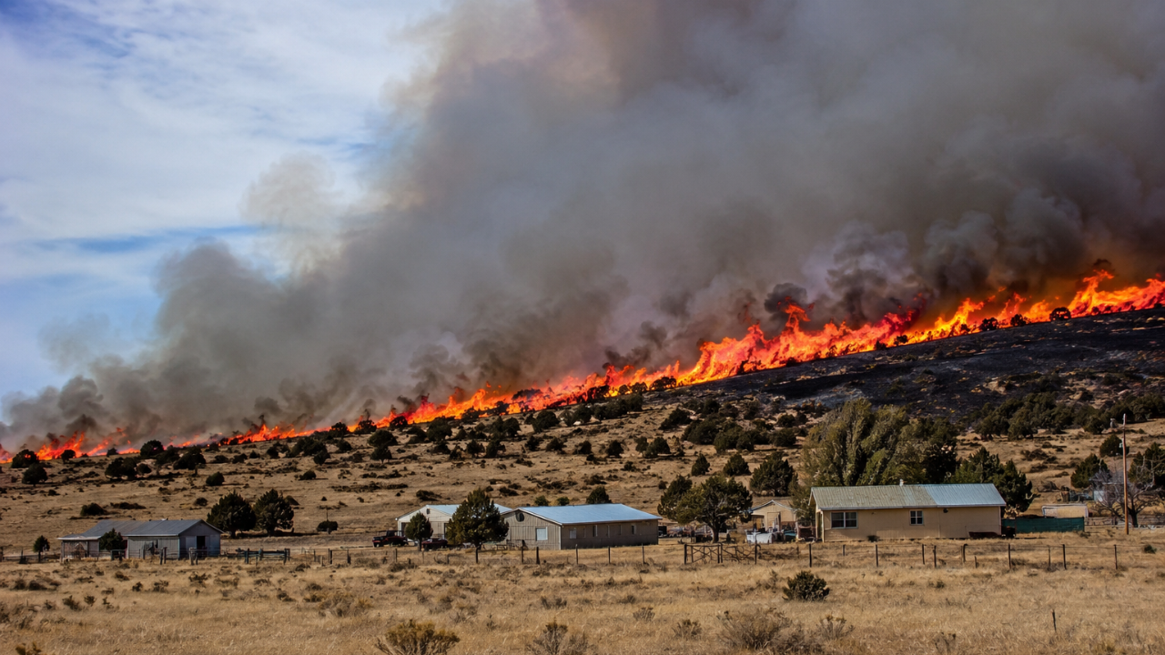 Massive New Mexico wildfire forces evacuations