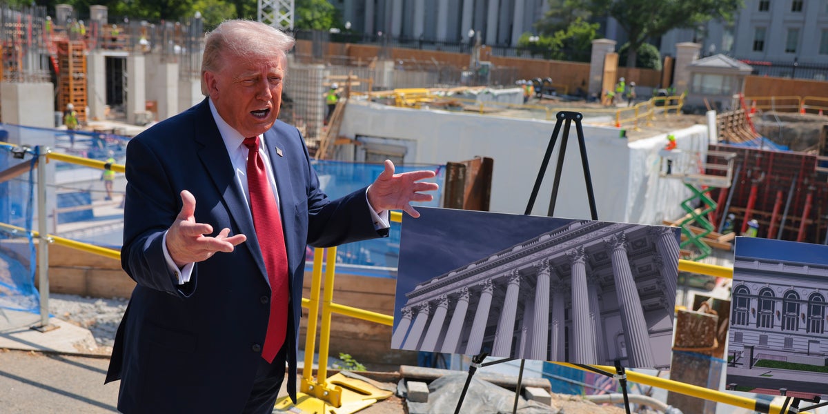 Trump’s ranting about his ballroom, and once again lying about the cost