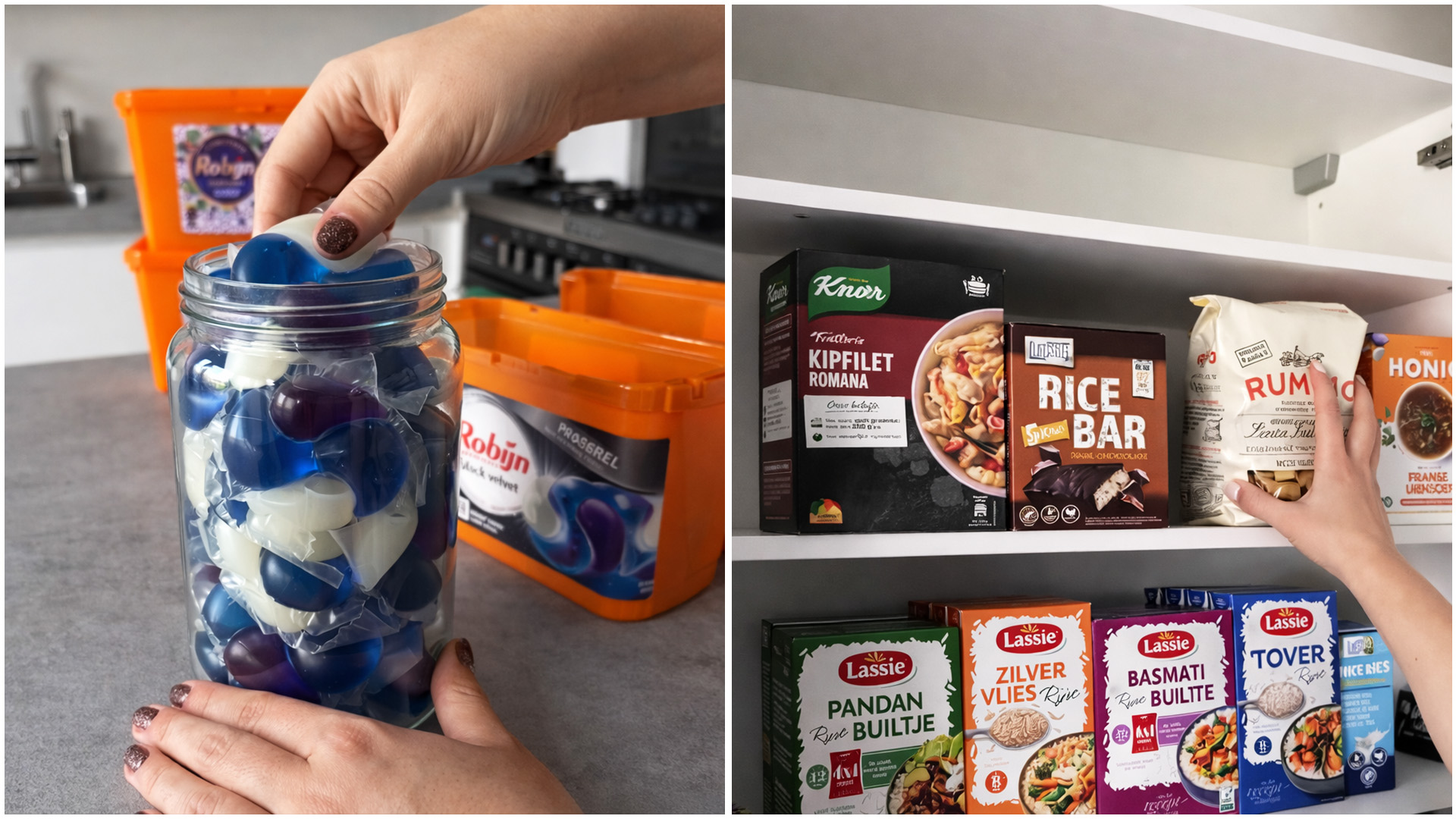 Pantry and home organization restock