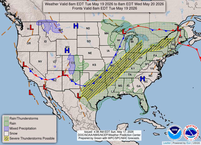Storms expected to rock Texas on Tuesday. How close to Austin could ...