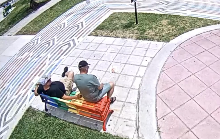 Men arrested for defacing Miami Beach pride bench with antisemitic ...