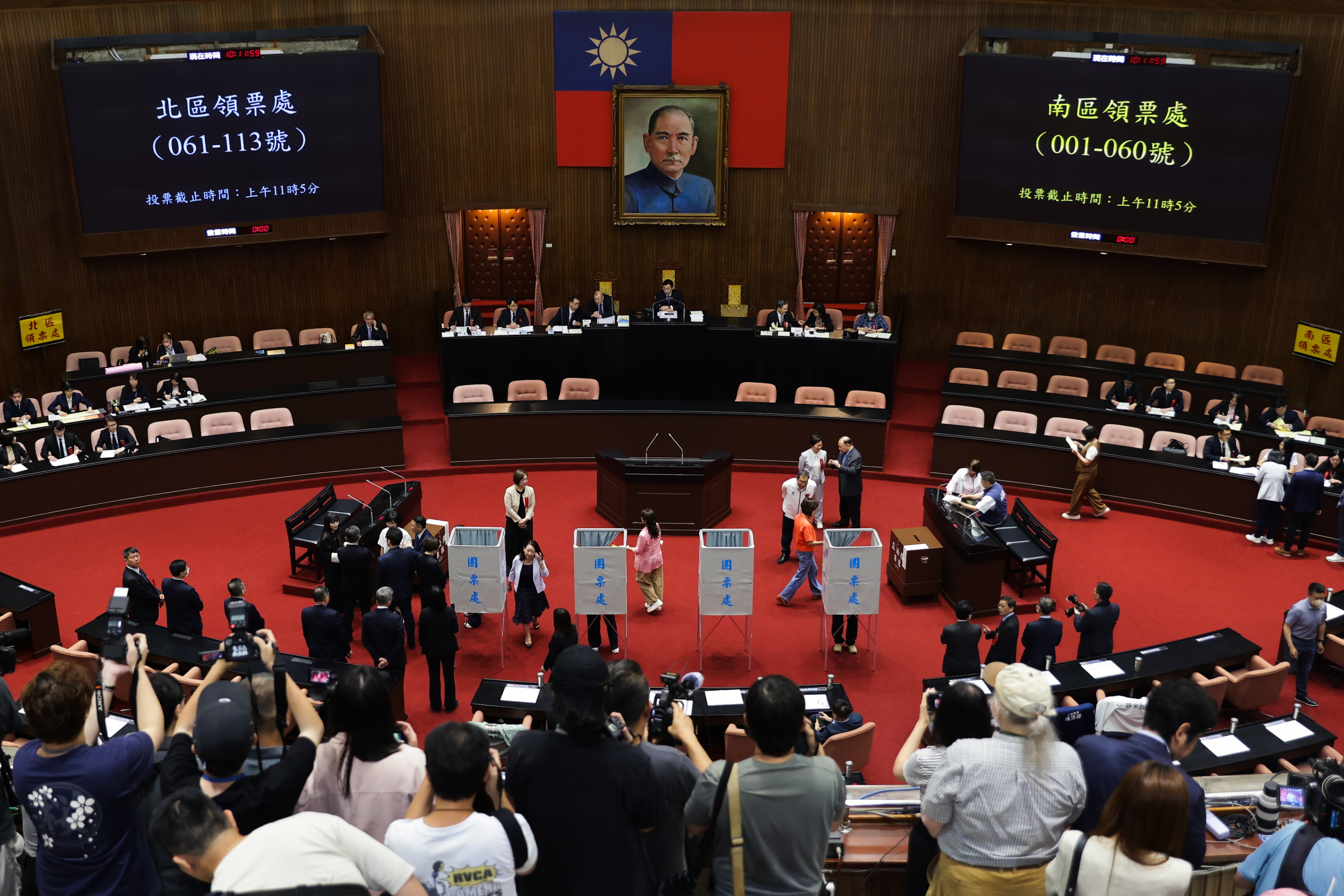 Il Parlamento di Taiwan vota oggi sull'impeachment per il presidente