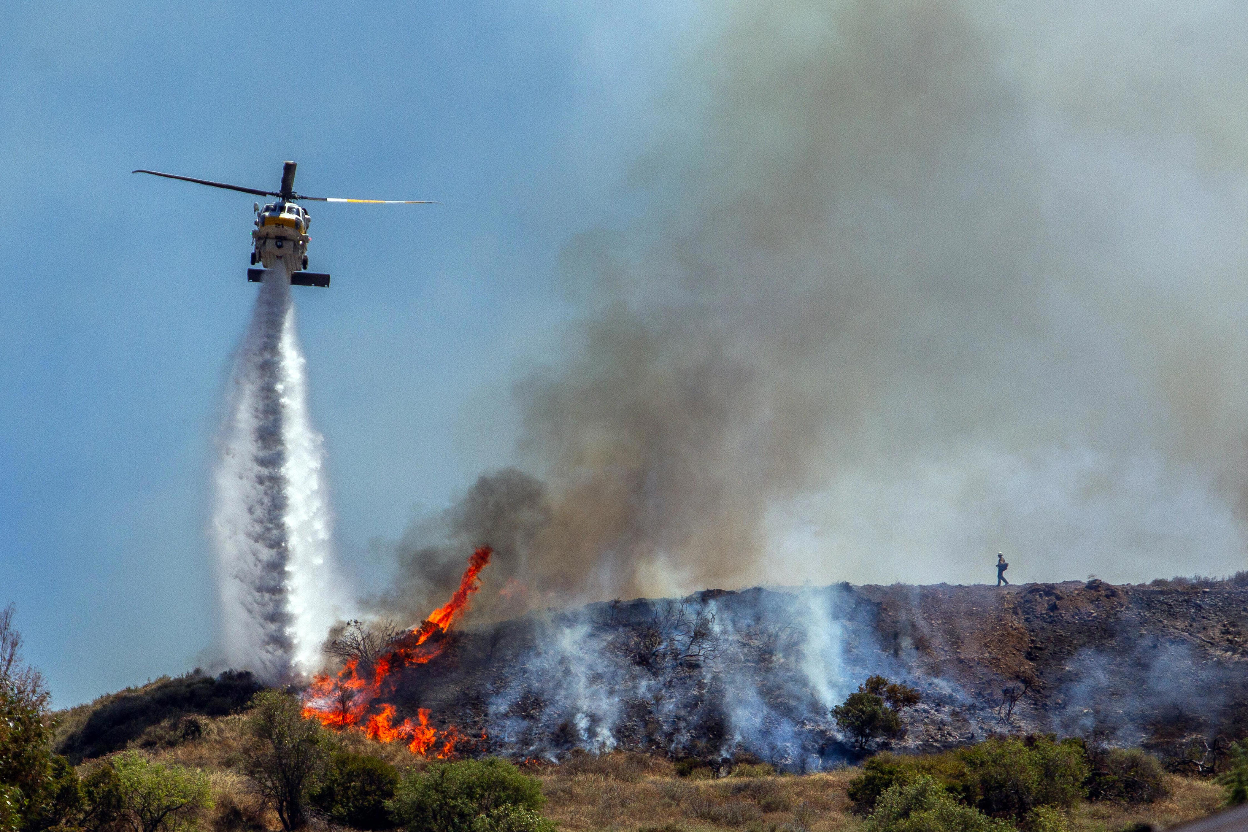 LAFD providing mutual aid to Ventura County in Sandy Fire