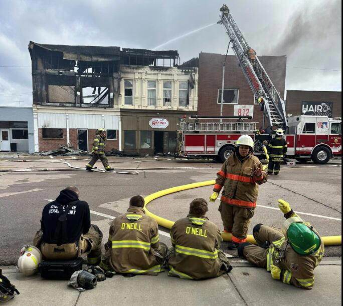 No timeline for cause of downtown Creighton, NE fire after building ...