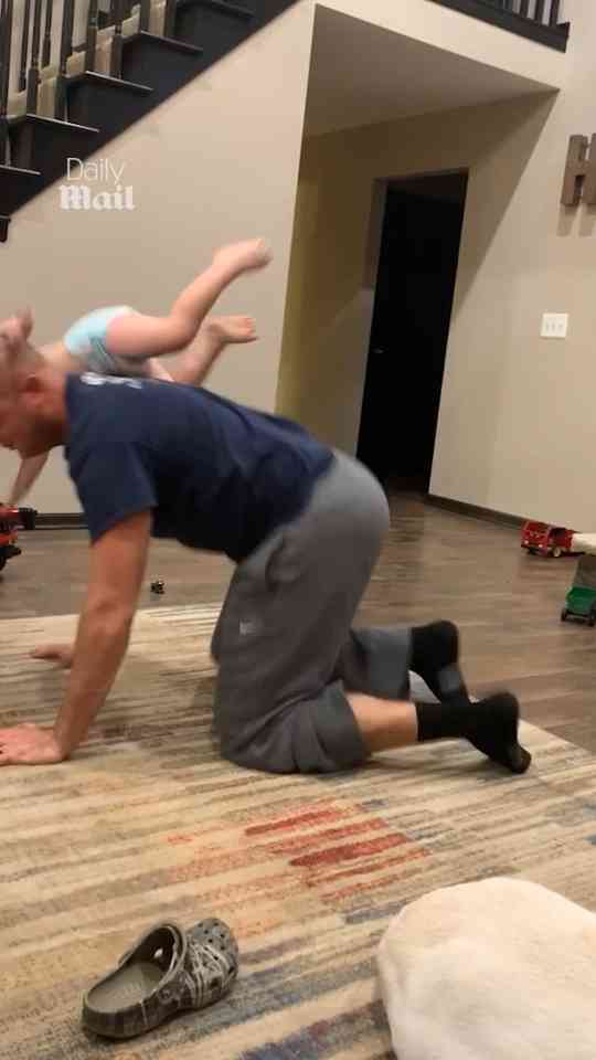Dad’s lightning-fast reflexes save child near bucking bull