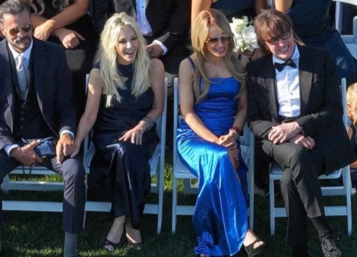 Heather Locklear and Richie Sambora walk daughter Ava down the aisle at ...