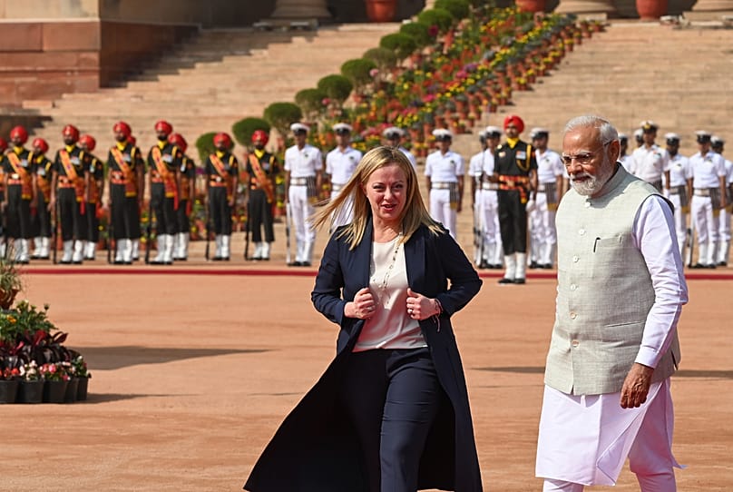 Il premier indiano Modi a Roma da Meloni nel nome dell'autonomia strategica