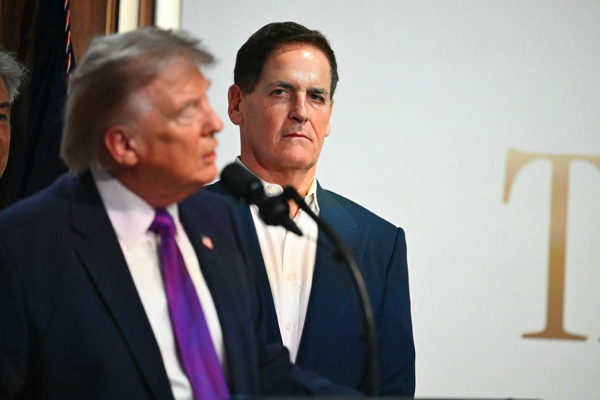 Trump tells crowd Mark Cuban made 'big mistake' at partnership launch