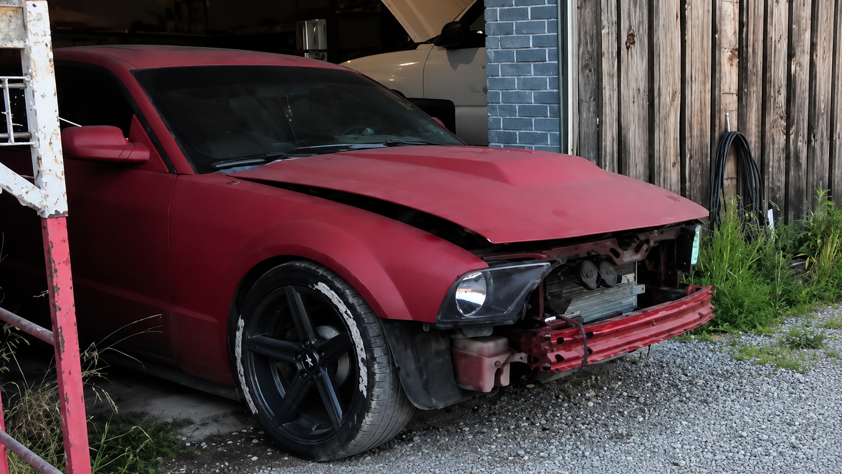Mustang restoration transformation
