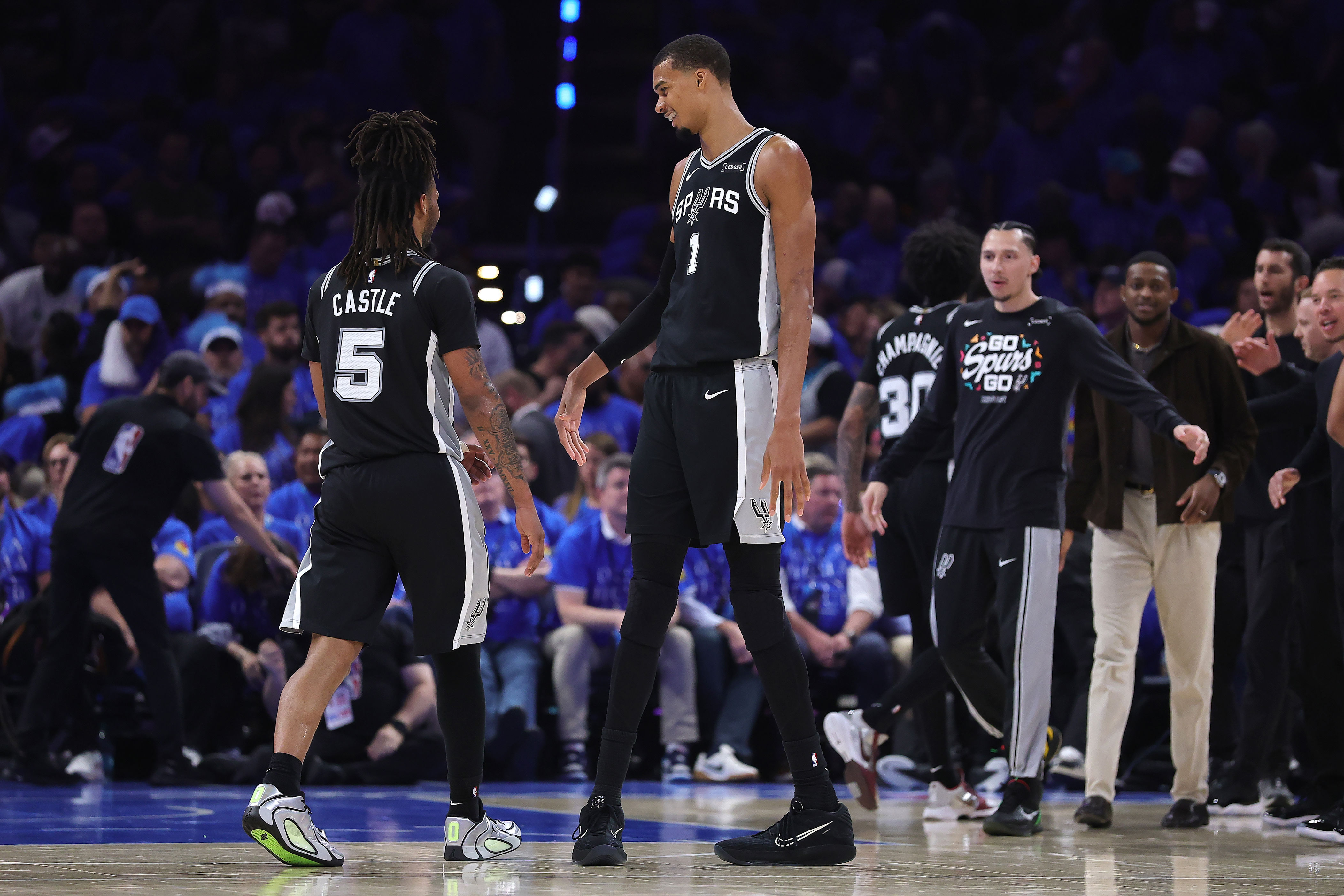 Stephon Castle's postgame message to Victor Wembanyama goes viral