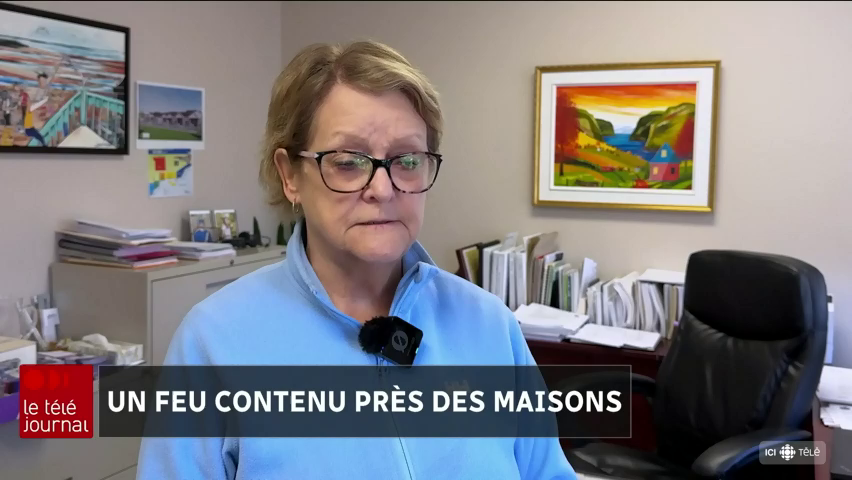 Le feu de Forestville contenu