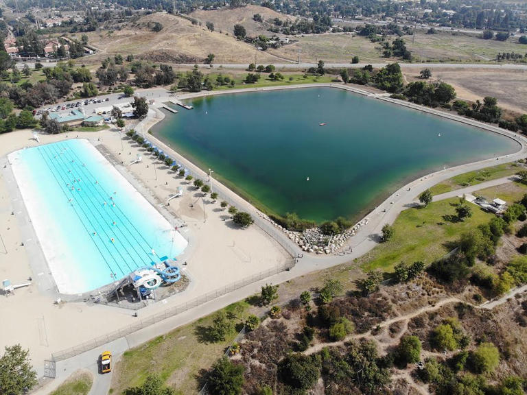 The biggest swimming pool in US reopens in Los Angeles just in time for ...