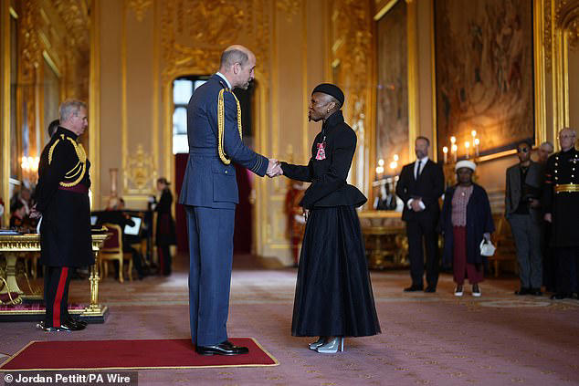 Cynthia Erivo and Matt Lucas receive honours from Prince William at ...