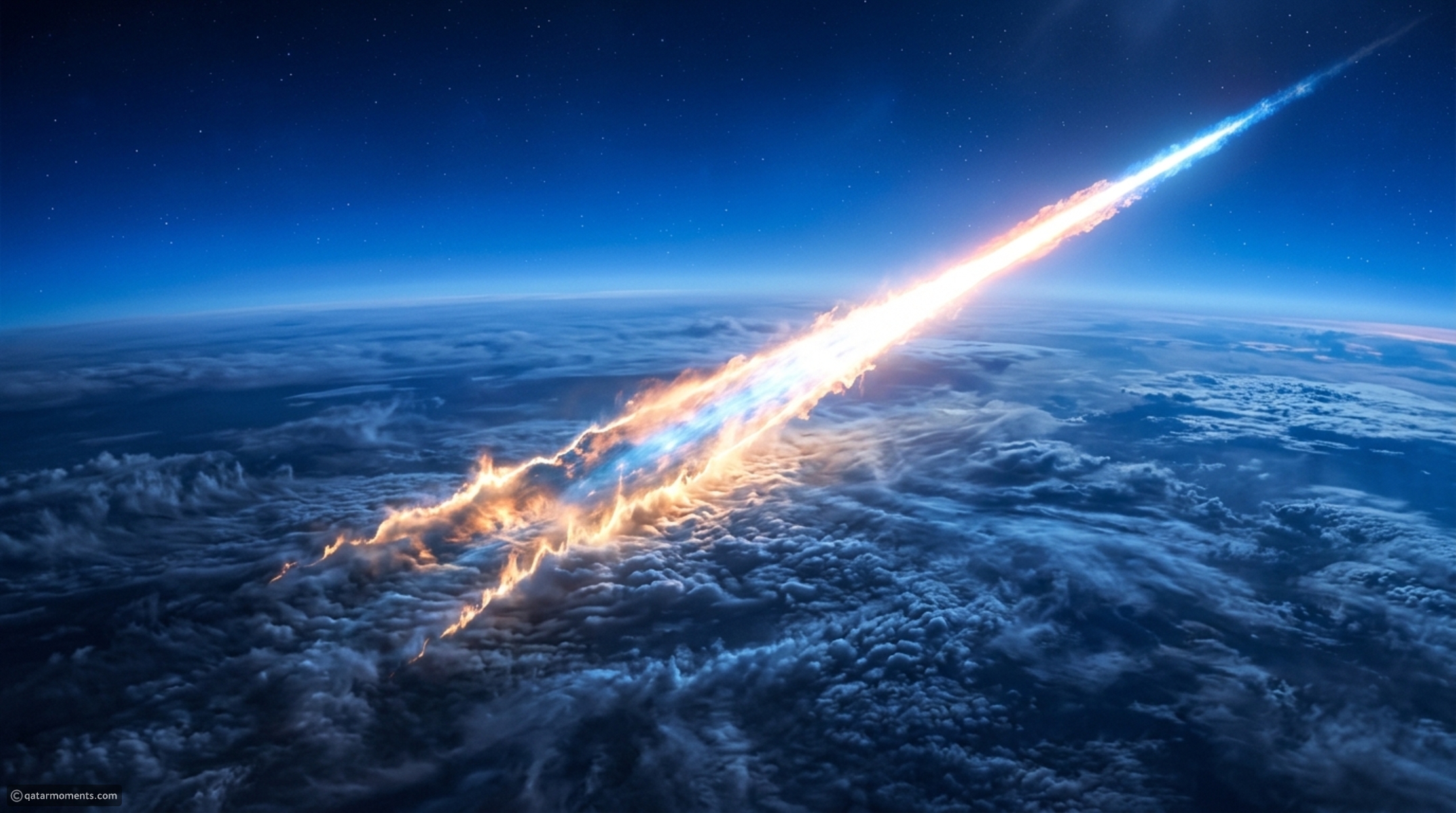 What would happen if a needle struck Earth at light speed?