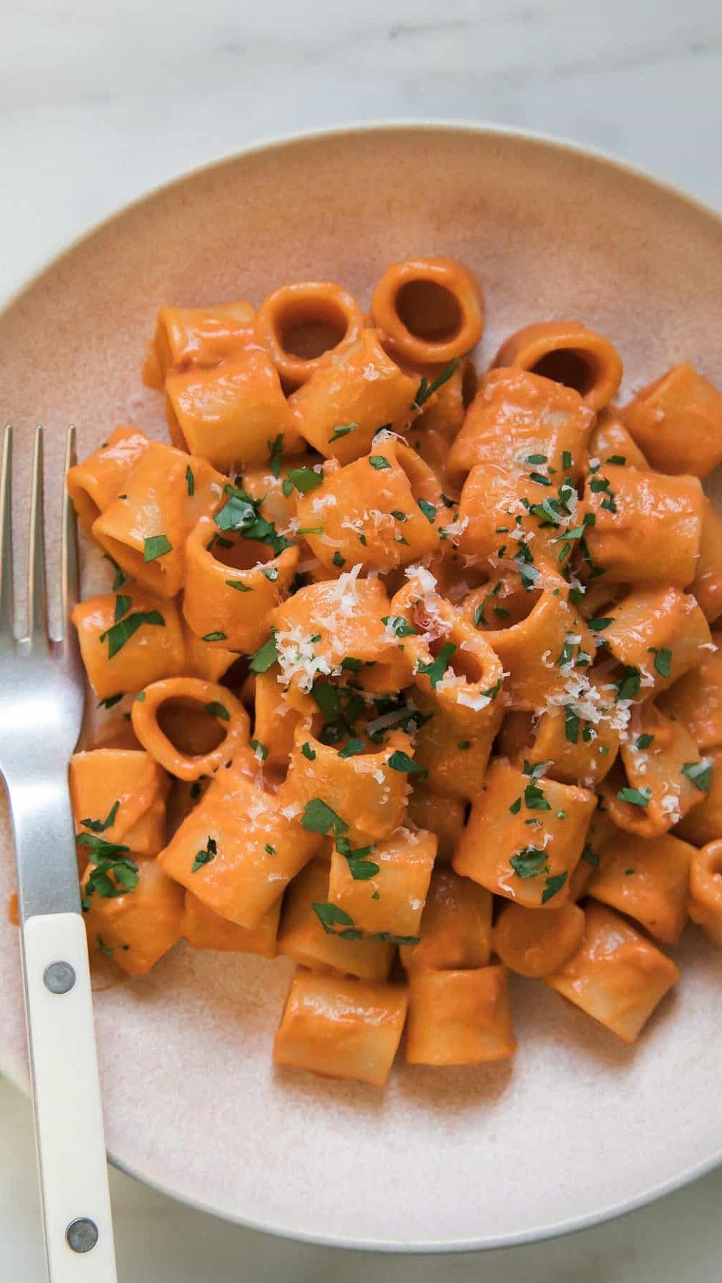 Pasta alla vodka: A creamy, tomato-based pasta
