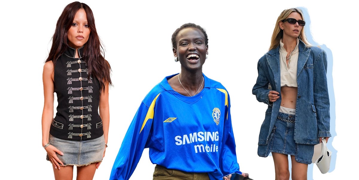 Denim mini skirts are replacing classic jeans for spring 2026: Shop the ...