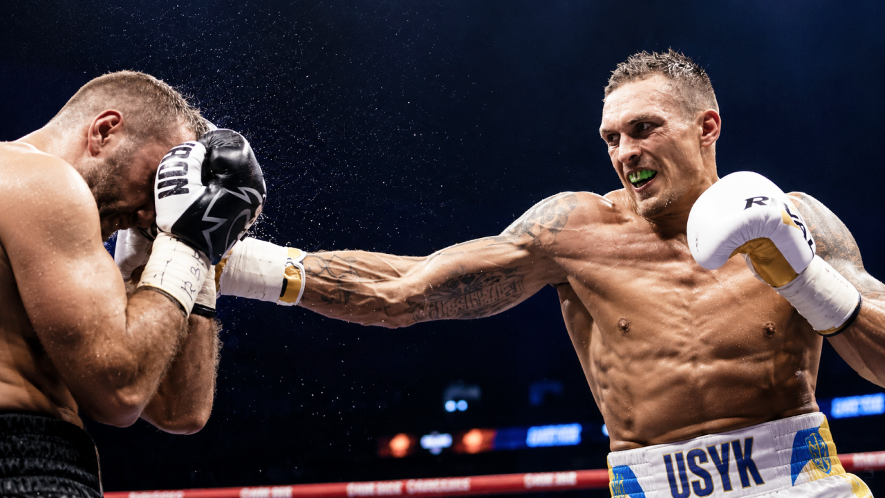 Alexander Usyk's boxing style explained, the jab, combinations, and ...