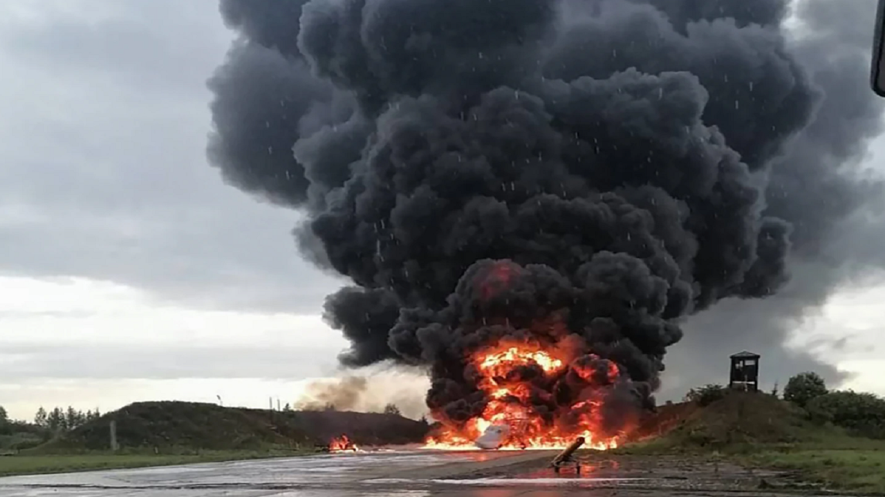 Ukraine drone strikes trigger environmental crisis at Russian oil ...