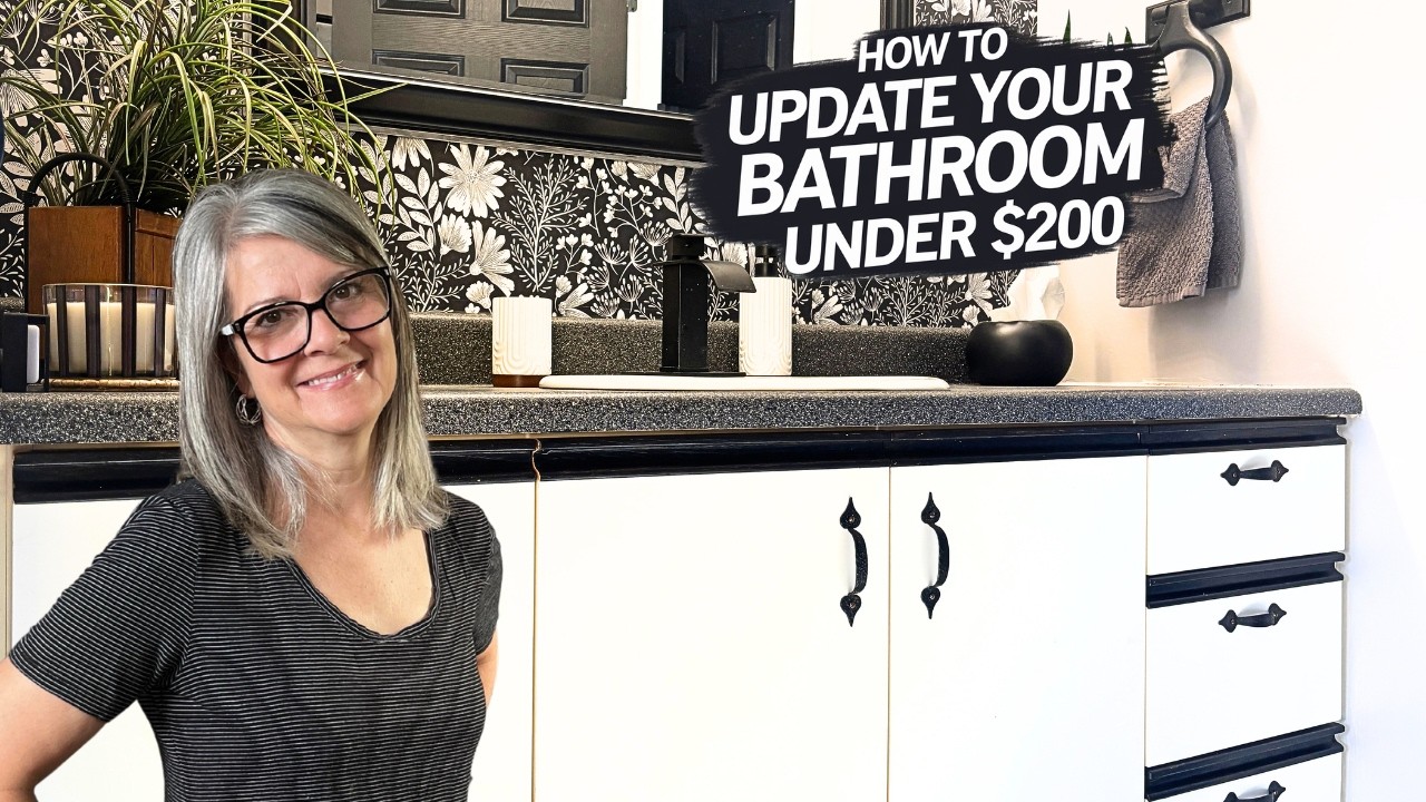 $200 bathroom makeover? You won't believe these thrifted DIYs!